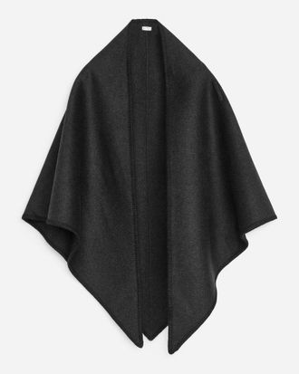 Arket Dreieckstuch Aus Wollmischung -Grau