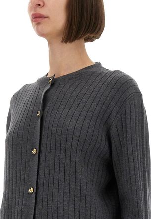 Bottega Veneta Wool Cardigan - Gray