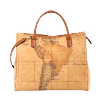 Alviero Martini 1A Classe Geo Classic Tote Bag - - Bags - Damen - Braun - ONE SIZE