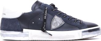 Philippe Model Homme, Chaussures, Noir, Taille: 44 EU Baskets Noires avec Style Italien