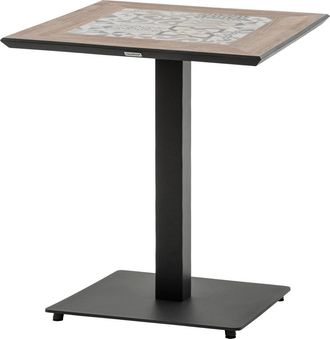 Hesperide Bistro-gartentisch Lambada Keramik & Graphit 2-sitzer aus Stahl und Keramik