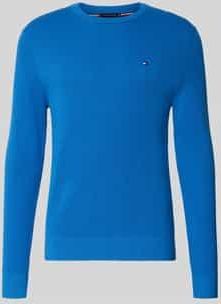 Tommy Hilfiger Regular Fit Strickpullover aus reiner Baumwolle