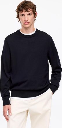 Arket Feinstrickpullover Aus Merinowolle -Blau