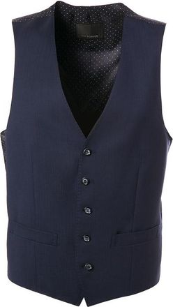 Roy Robson Herren Weste blau