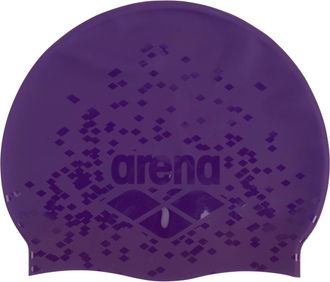 Arena Arena Uni-Silikon-Badekappe für Damen und Herren, Fitness, Schwimmer, intensives Training, langlebig, weich, elastisch, Pflaume/Violett