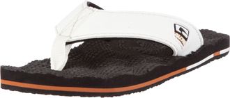 Globe Bumps GBBUMPS, Unisex - Erwachsene Sandalen/Zehentrenner, Weiss (white/black/rust 11678), EU 45 (UK 10) (US 11)