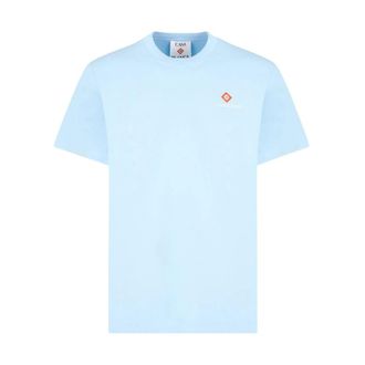 Casablanca Core Logo 3D Klassisches T-Shirt - - Tops - Herren - Blau - M