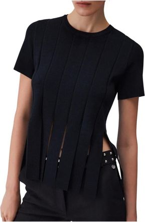 Liu Jo Femme, Tops, Noir, Taille: 36 FR Sudadera ca6110 ms55n