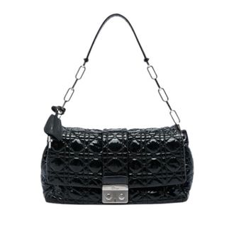 Dior Sac &agrave; rabat Pre-owned New Lock - Femme - Pre-owned - Noir - Taille: ONE Size