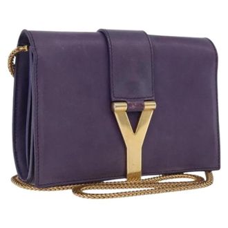 Saint Laurent Pre-owned Vintage Schultertasche - - Pre-owned - Damen - Lila - ONE SIZE