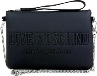 Love Moschino Femme, Sacs, Noir, Taille: ONE Size Grs Pochette
