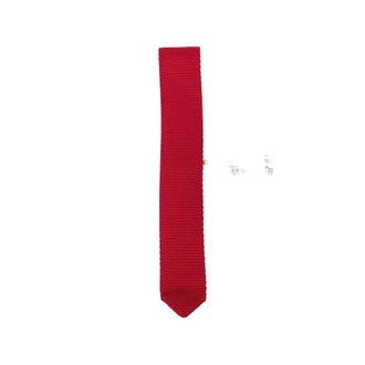 Frankie Shop Zira Gestrickte Seidenkrawatte - - Accessories - Herren - Rot - ONE SIZE