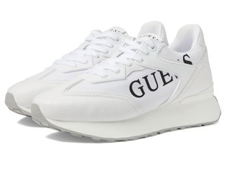 Guess Damen Luchia Sneaker, Weiß Braun 142, 40 EU