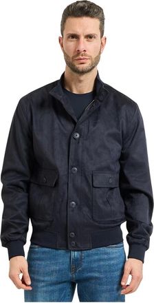 Yes-Zee YES Zee, Homme, Vestes, Bleu, Taille: XL Veste en Tissu Doux