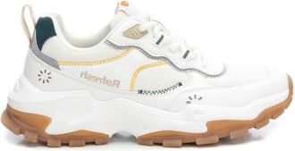 Refresh Sneakers Femme Blanc - Chaussures Confortables et polyvalentes - Mode décontractée - Modèle 17240401 (Taille39)