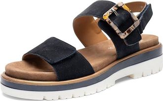 Ara Femme Malaga Sandale, Bleu, 39 EU