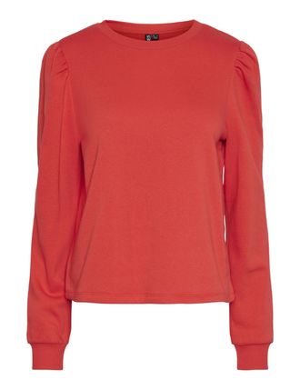 Pieces Pcchilli Ls Puff Sweat Noos Cp Bc