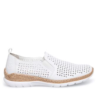 Rieker Halbschuhe Rieker N4251-80 Wei&szlig;
