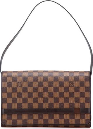 Louis Vuitton Hobo Bags - Damier Ebene Tribeca Long - Gr. unisize - in Braun - f&uuml;r Damen