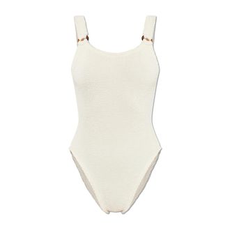 Hunza G Domino Swim 0-Blush Einteiliger Badeanzug - - Swimwear - Damen - Beige - ONE SIZE