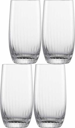 Zwiesel Glas Fortune Longdrinkglas aus hochwertigem Glas hergestellt, 4-teiliges Set, Maße: Höhe: 14.6 cm, Durchmesser: 77.5 mm, Volumen: 499 ml, 122326