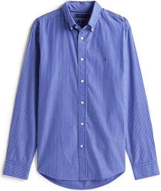 Tommy Hilfiger Hemd aus Baumwolle mit Fineliner, Regular Fit in