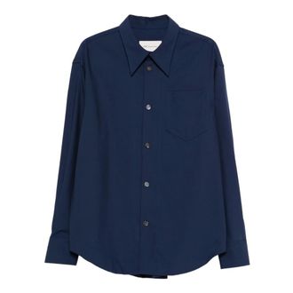 Ami Femme, Blouses et Chemises, Bleu, Taille: 38 FR Chemise Large Embossed ADC Wide Shirt