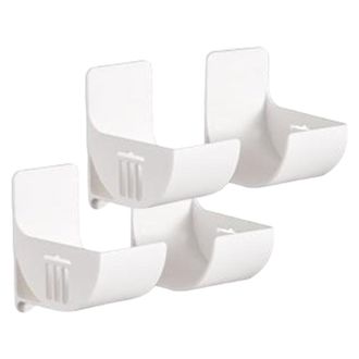 Generico Seitliche K&uuml;chenregale: Vier magnetische Wandregale ohne Bohren, multifunktionaler Halter f&uuml;r Rollen, Verpackungsfolien, M&uuml;llbeutel, K&uuml;hltaschen, Zube