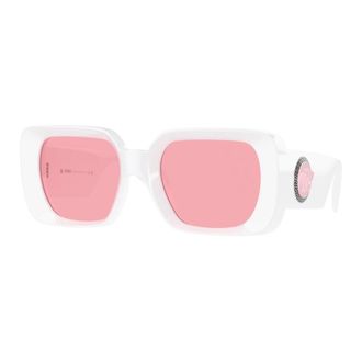 Versace Stilvolle Sonnenbrille in trendiger Farbe - - Accessories - Damen - Wei&szlig; - 54 MM