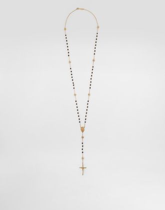 Dolce & Gabbana Halskette Im Rosenkranz-stil - Frau Bijoux Gold Metall Onesize