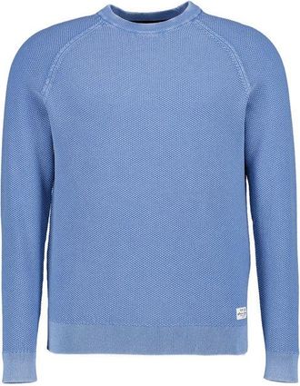 Pepe Jeans London Herren Pullover blau Baumwolle unifarben