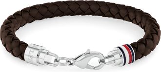 Tommy Hilfiger Jewelry Armband für Herren mit Braunem Leder und Edelstahlverschluss - 2790546