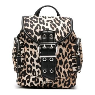 Ganni Bucky Small Backpack - - Bags - Damen - Braun - ONE SIZE