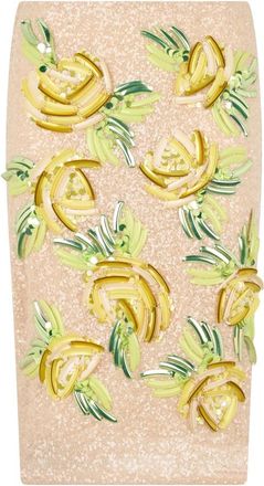 Des_Phemmes DES Phemmes, Femme, Jupes, Multicolore, Taille: 38 FR Robe Midi &agrave; Sequins