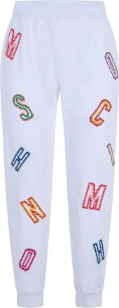 Moschino Femme, Pantalons, Blanc, Taille: 38 FR Pantalons