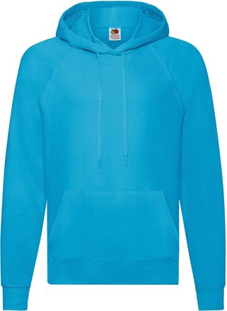 Fruit Of The Loom Lightweight Hooded Sweat - Farbe: Azure Blue - Gr&ouml;&szlig;e: M