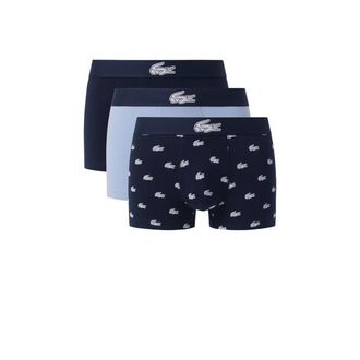 Lacoste Lot de trois boxers en coton m&eacute;lang&eacute;