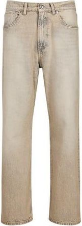 Our Legacy Jean droit Third Cut en coton m&eacute;lang&eacute;