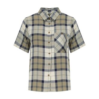 Barbour Fern Kurz&auml;rmeliges Tartan-Hemd - - Blouses & Shirts - Damen - Beige - S
