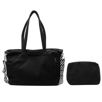 Generic Sac &agrave; main en velours c&ocirc;tel&eacute;, sac pour femmes avec bandouli&egrave;re r&eacute;glable, sacs crois&eacute; avec pochette pour universit&eacute;, travail, voyage, shopping, vacance