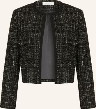 Hobb's Tweed-Kastenjacke Esme schwarz