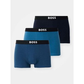 BOSS Lot de 3 boxers bleus
