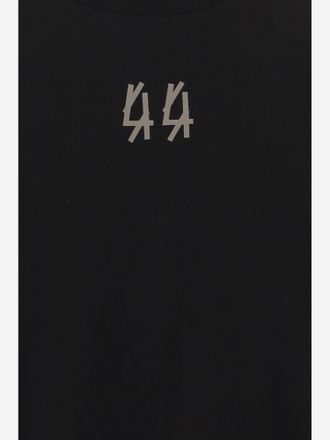 44 Label Group Mens Cotton T-Shirt Black T-Shirts And Polos