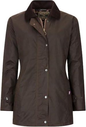 Walker and Hawkes Walker & Hawkes - Victoria - Veste cirée Antique - pour Femme - Chasse/Campagne - Marron - EU 46 (UK 18)