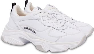 Love Moschino JA15246G1NIA0100, Damen-Turnschuhe, Weiß, 39 EU, Weiß, 39 EU