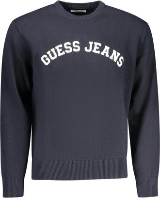 Guess Homme, Pulls, Bleu, Taille: L Tricot &agrave; col rond