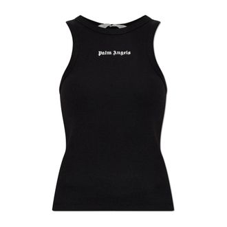 Palm Angels Classic Logo Fitted Tank Top - - Tops - Damen - Schwarzk - XS
