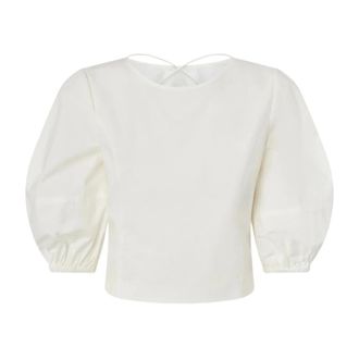Pinko Acireale Bluse Popeline - - Blouses & Shirts - Damen - Wei&szlig; - XS