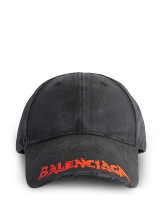 Balenciaga Casquette de baseball en coton avec logo Balenciaga