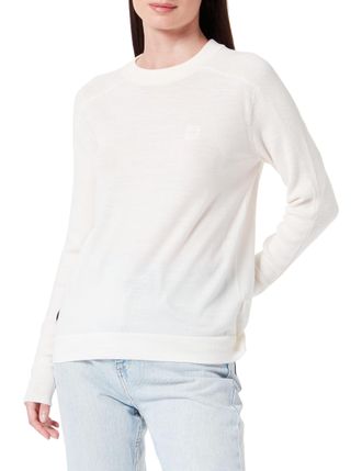 G-Star RAW Damen Core r Knit wmn, Beige (Eggnog D23683-B692-G076), XL